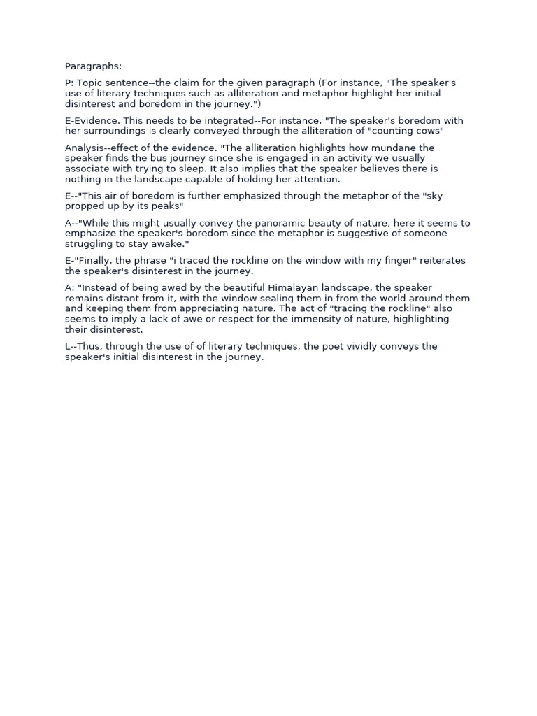 The Perfect Paragraph | PDF