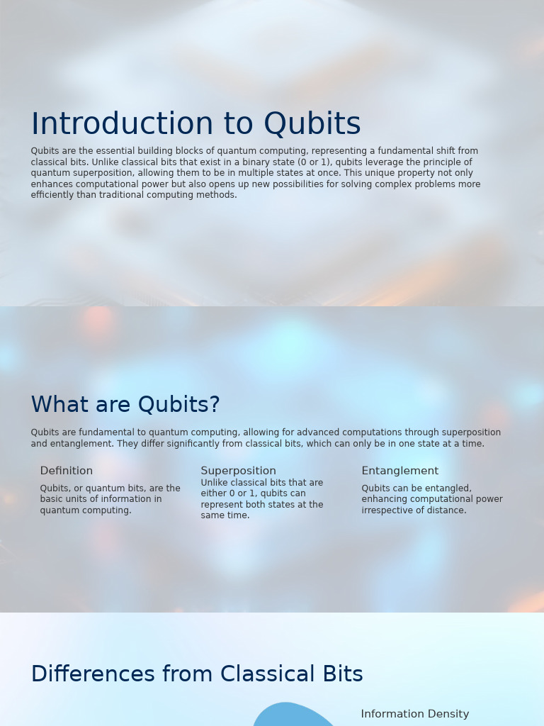Introduction To Qubits | PDF | Quantum Computing | Computing