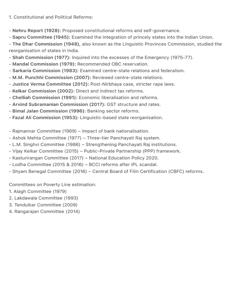Constitutional and Political Reforms | PDF