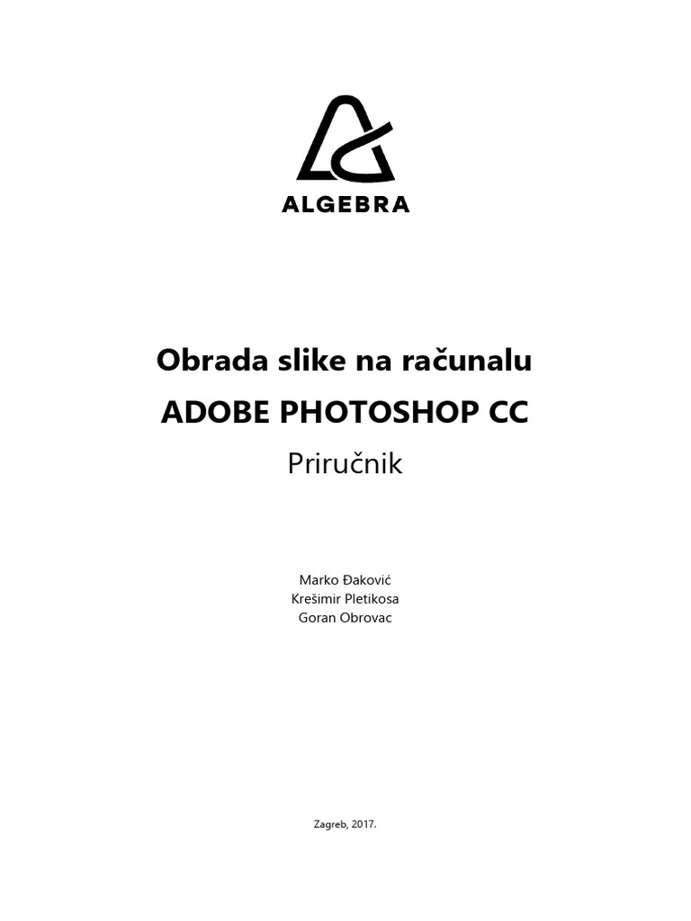 Obrada Slike Na Računalu - Adobe Photoshop CC - CP - P | PDF | Computers