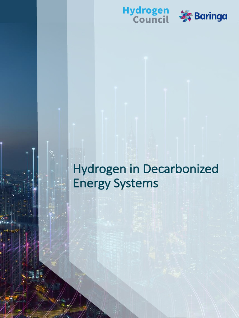 Hydrogen's Role in Decarbonized Energy | PDF | Renewable Energy ...