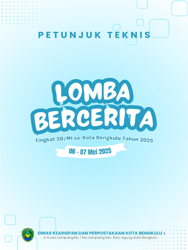 Petunjuk Teknis - Lomba | PDF