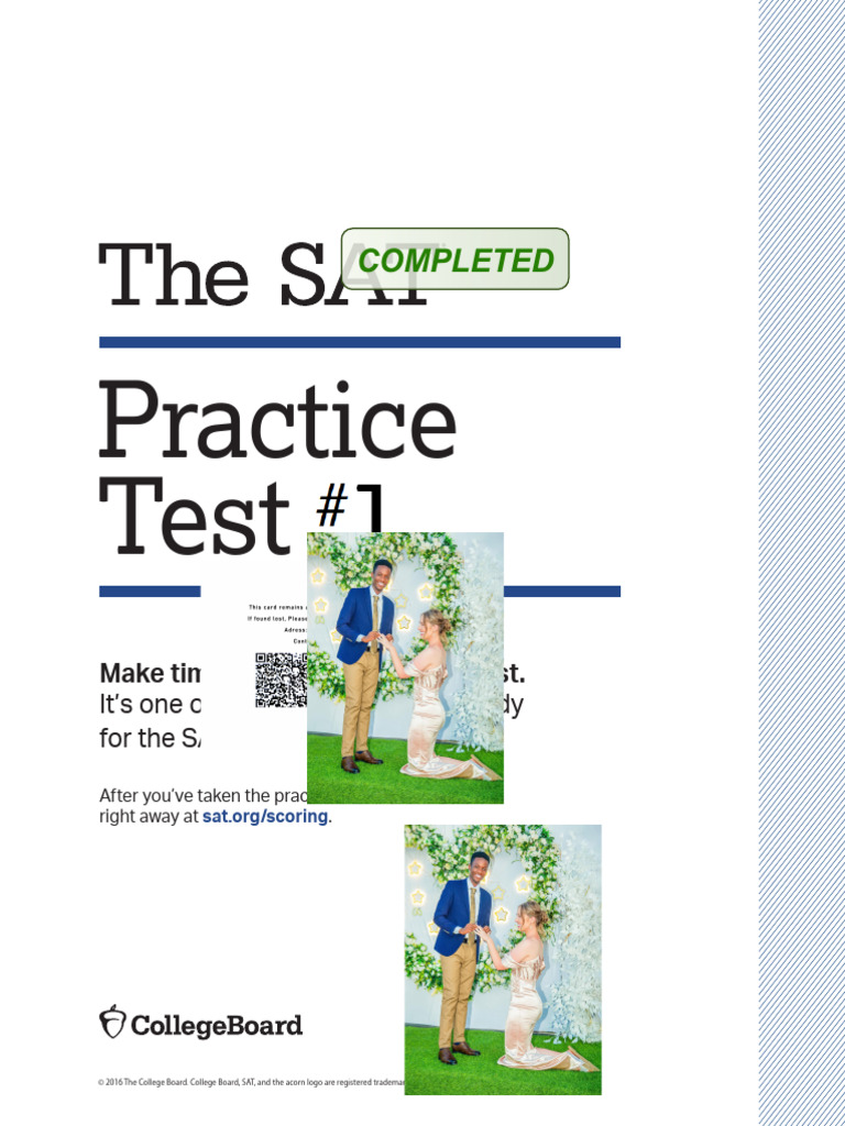 SAT Practice Test Reading Passage | PDF | Gift