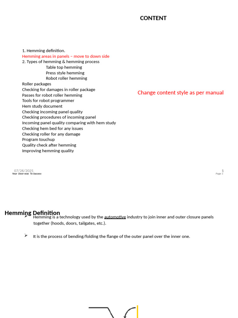 Roller - Hemming Empty Design | PDF