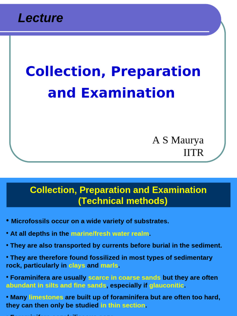 Micro Sample Preperation | PDF | Rock (Geology) | Geology
