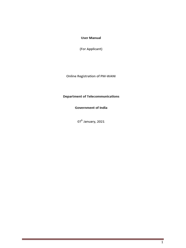 Wani User Manual | PDF | Password | Computing