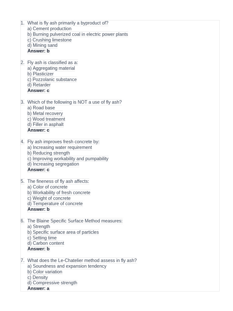 CMT Quiz | PDF | Concrete | Cement