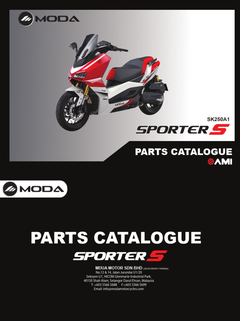 Moda Sporter S 250 Parts Catalogue | PDF | Piston | Engines