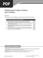 ACCA Code of Ethics Overview | PDF | Accountant | Confidentiality