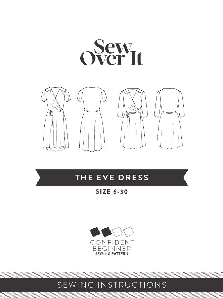 Sew Over It Eve Dress - Lisa Comfort | PDF | Seam (Sewing) | Clothing