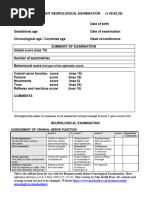 Modified Barthel Index Assessment Form | PDF