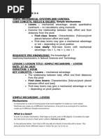 Understanding Levers for Grade 7 | PDF | Lever