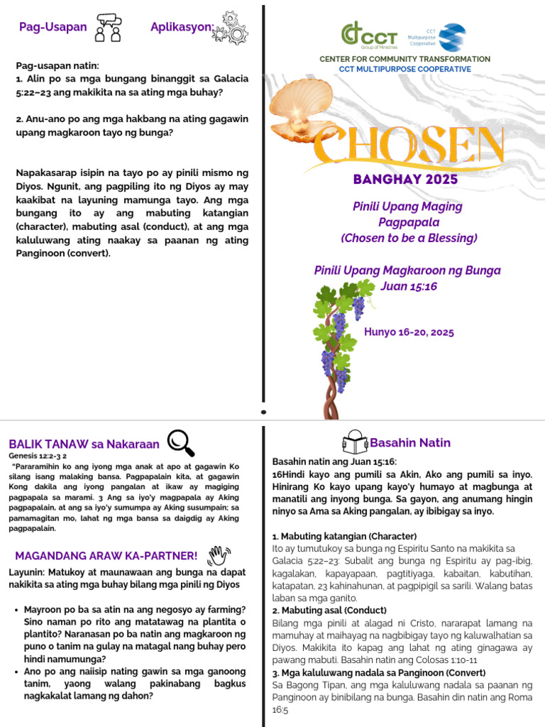 BANGHAY June 16 20 2025 | PDF
