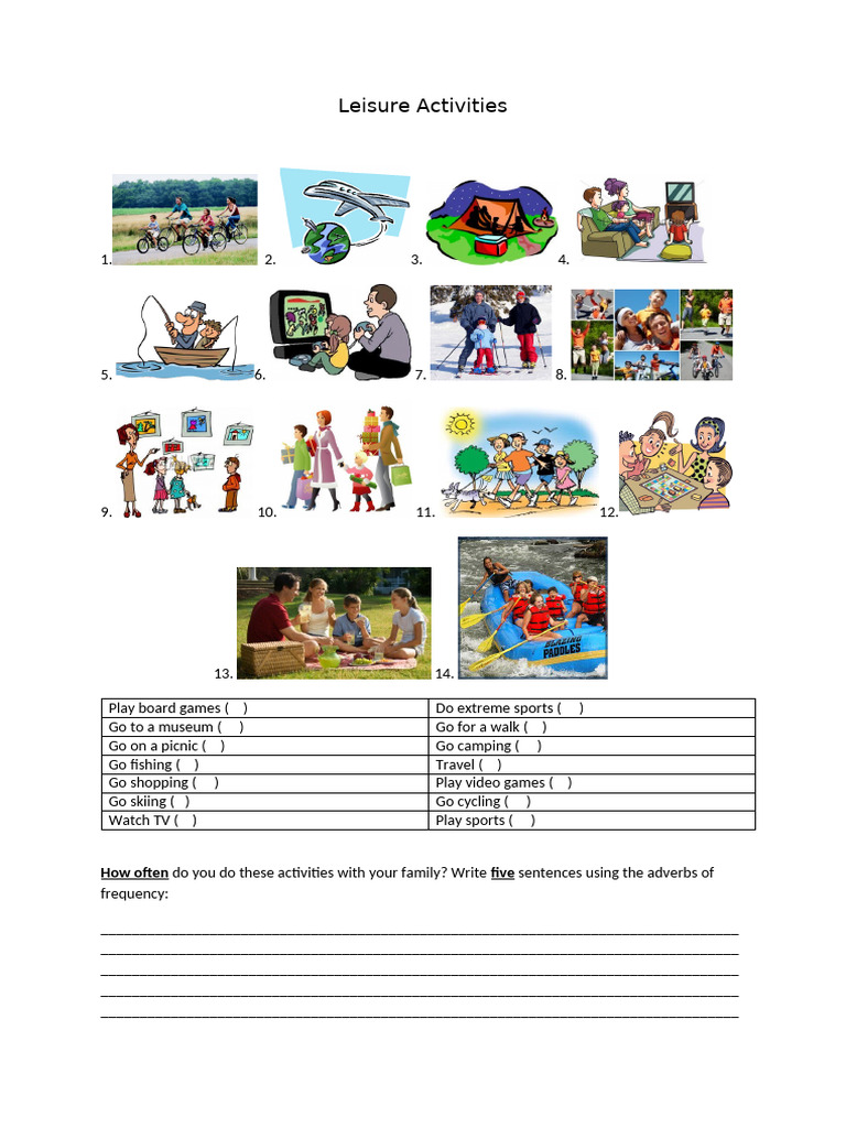 Leisure Activities 83029 | PDF