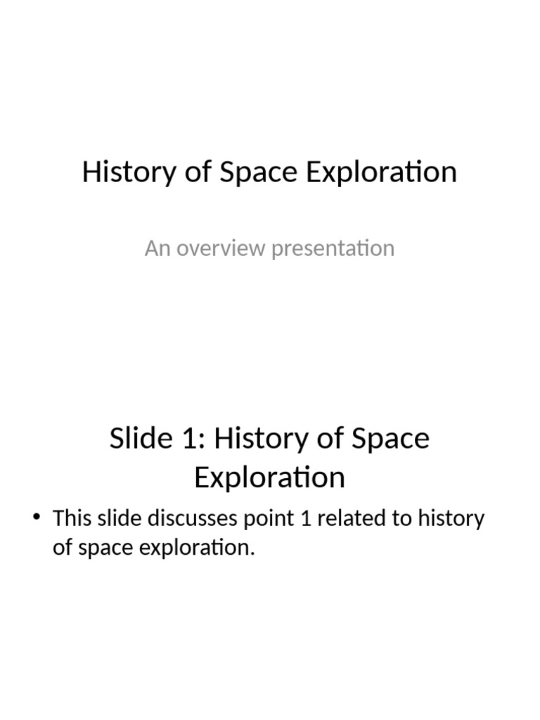 History of Space Exp | PDF