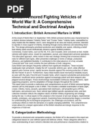 French WWI Vehicle Classification | PDF | Armoured Fighting Vehicles ...