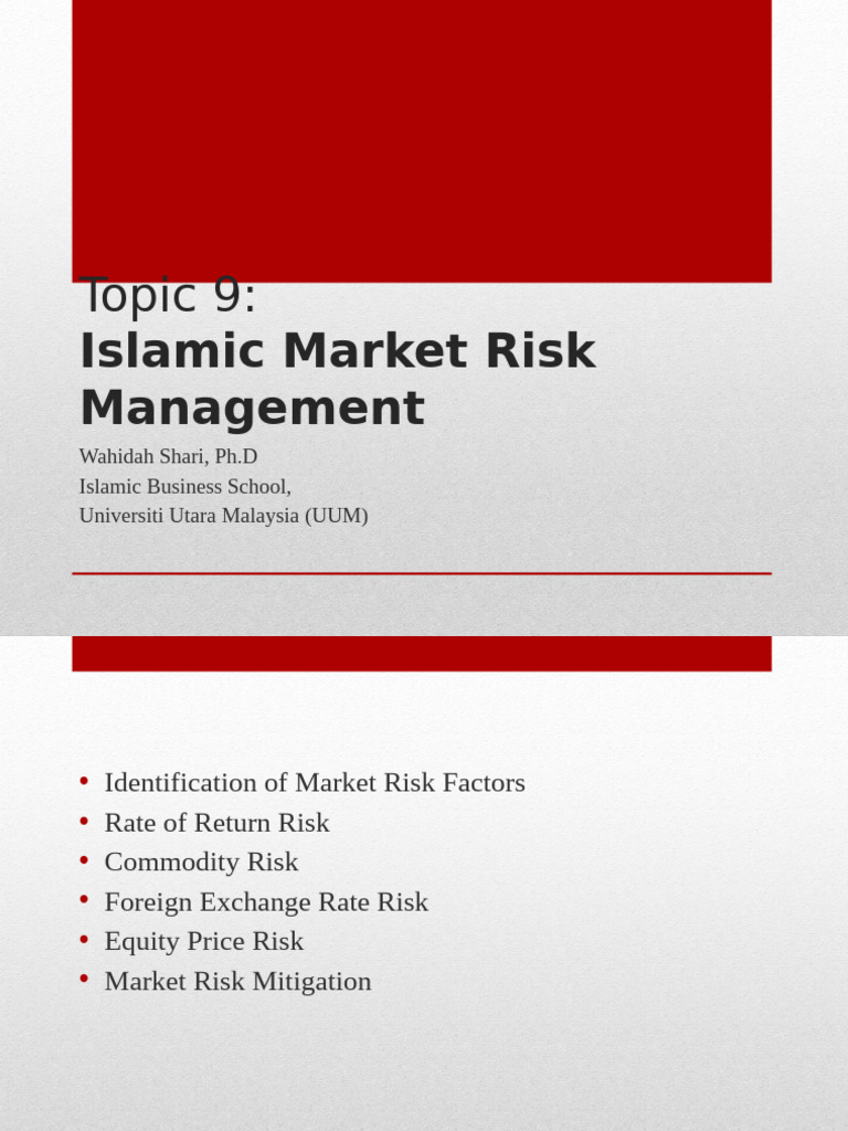 Chapter 9 Market Risk Management | PDF | Financial Risk | Investing