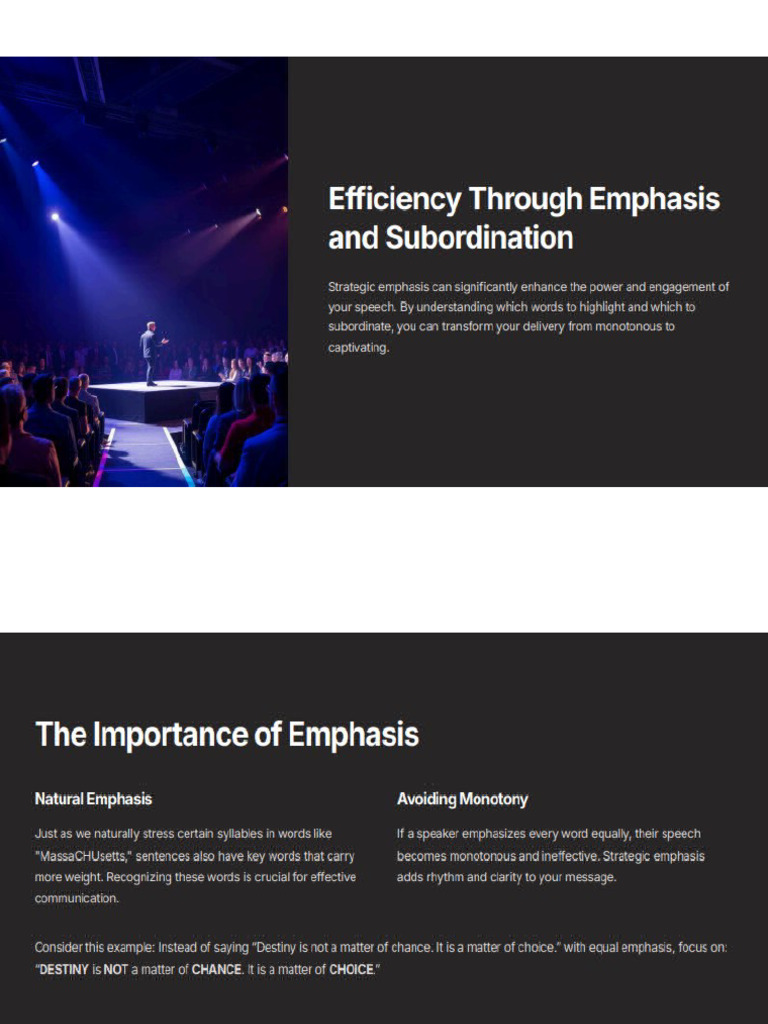 Lecture 5 Emphasis and Subordination | PDF
