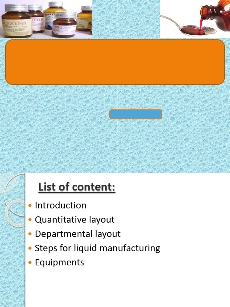 Oral Liquid Formulations-180802133216 | PDF | Emulsion | Chemistry