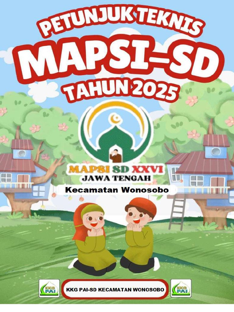 Juknis Lomba MAPSI SD XXVI 2025 Wonosobo | PDF