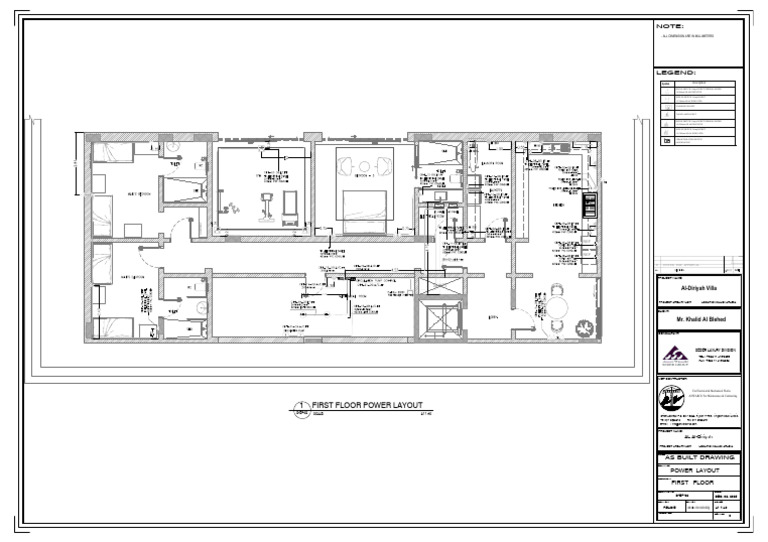 First Floor Power Lay Out | PDF