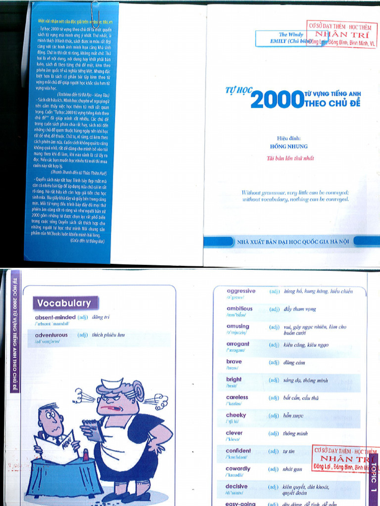 Tu Hoc 2000 Tu Vung Tieng Anh Theo Chu de 354tr-07102025220226 | PDF