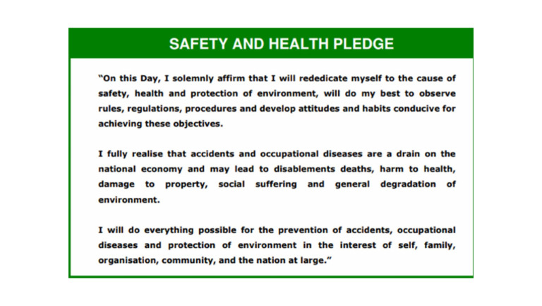 Safety Pledge | PDF