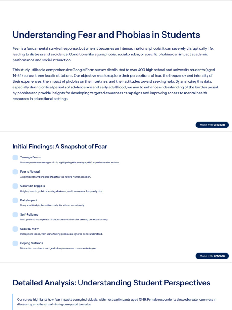 Understanding Fear vs. Phobia in Youth | PDF | Phobia | Fear