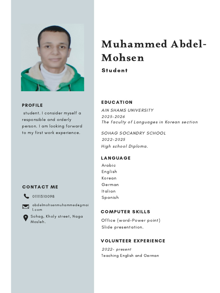 CV Muhammad | PDF