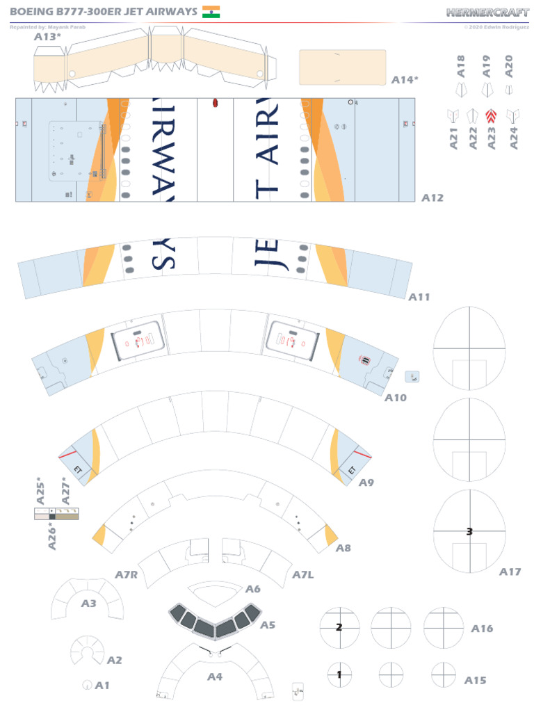 Boeing 777-300ER Jet Airways | PDF