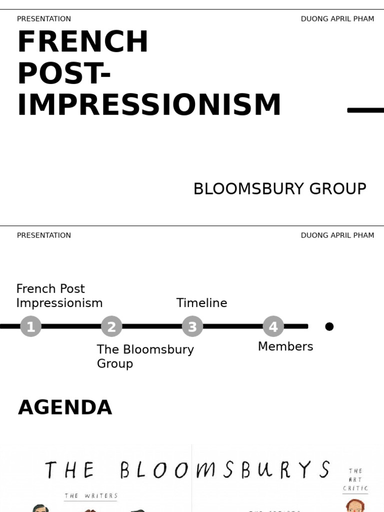 April - Bloomsbury Group and The French Post Impressionist | PDF ...