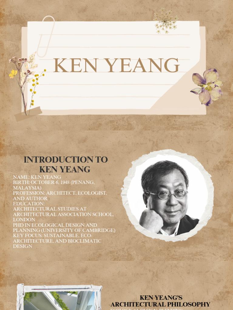 Ken Yeang: Pioneer of Green Architecture | PDF | Green Building ...