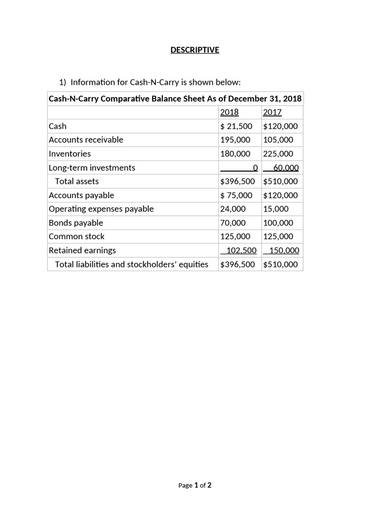 Cash Flow Problem - Only Question | PDF
