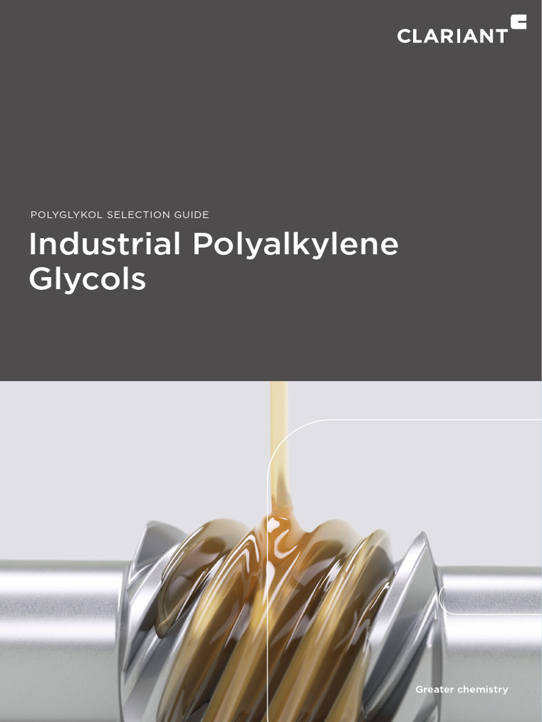 Industrial Polyalkylene Glycols Guide | PDF
