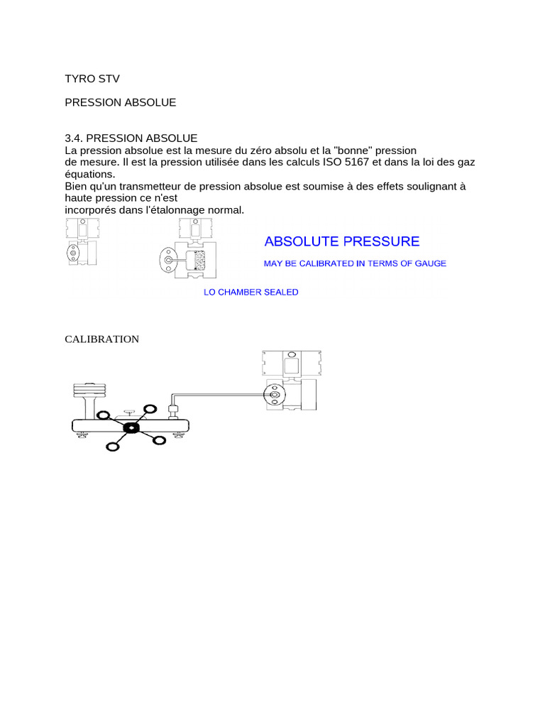 Calcul de la Pression Absolue | PDF