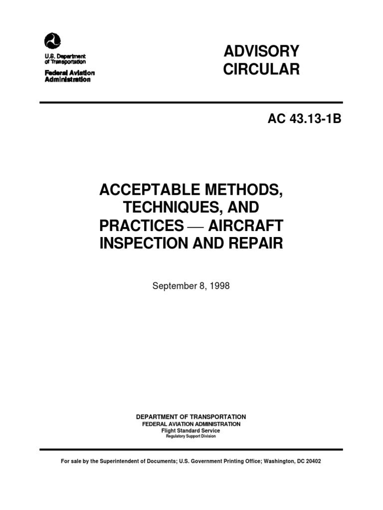 Entry AC43.13-1B | PDF | Rivet | Welding