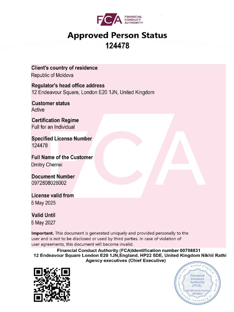 Personal License 124478 | PDF
