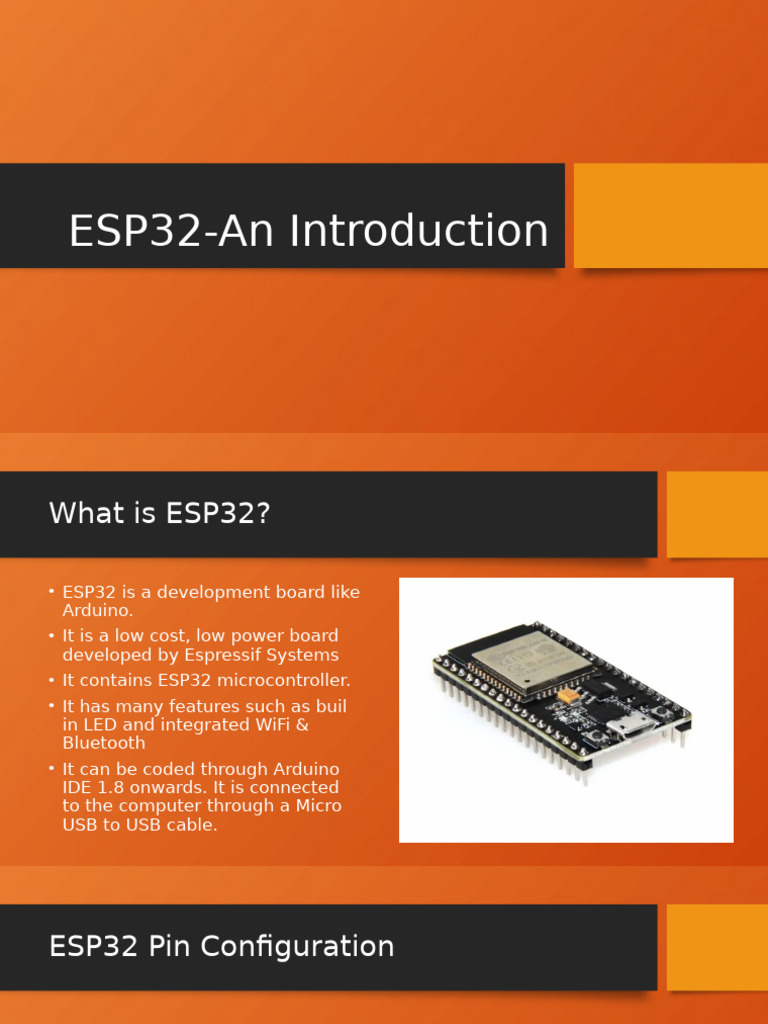 ESP32-An Introduction | PDF