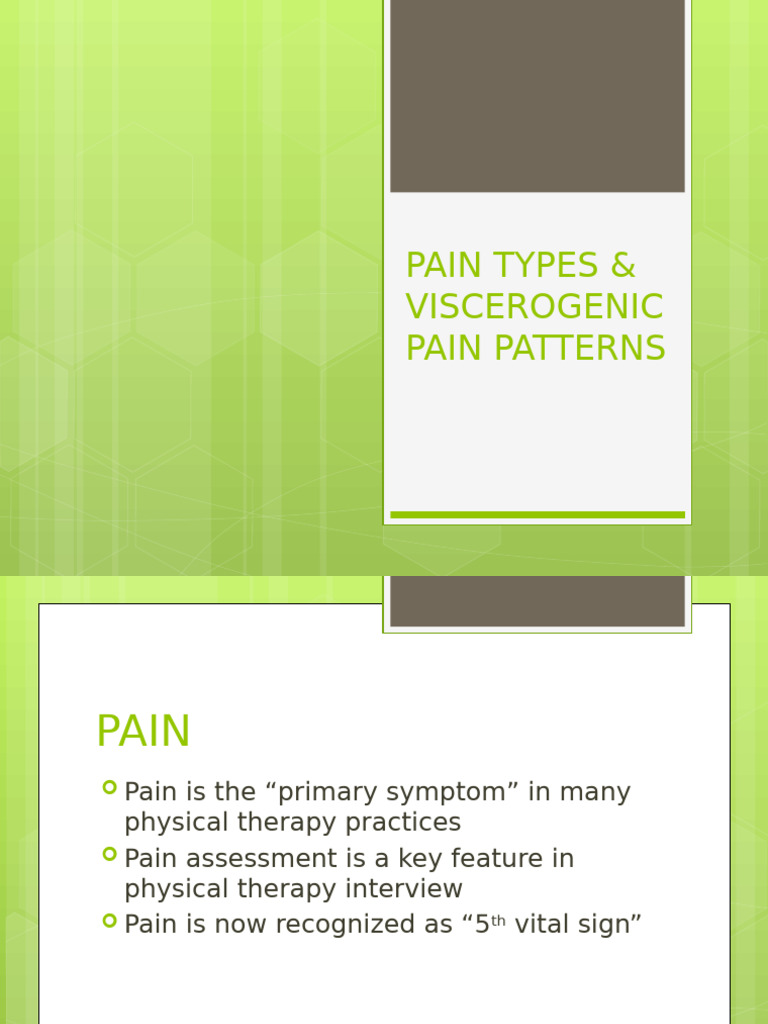 Understanding Viscerogenic Pain Patterns | PDF | Pain | Peripheral ...