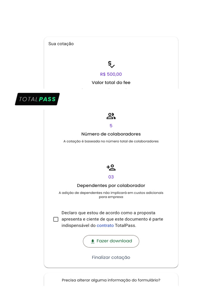TotalPass - Qualidade de Vida e Bem-Estar para Seus Colaboradores | PDF ...
