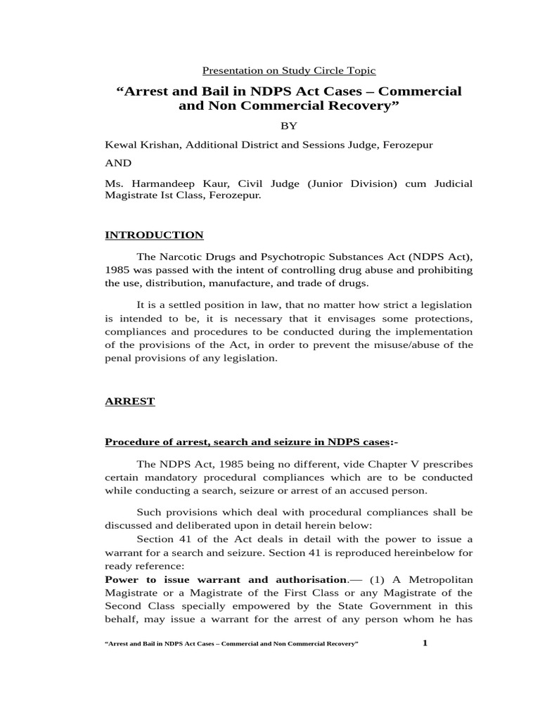 Final Presentation On Arrest | PDF | Bail | Arrest