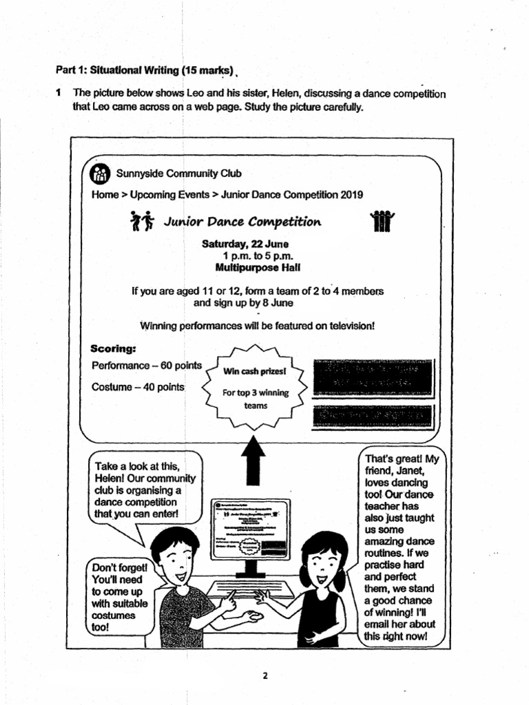 P6 02 English SA1 2019 Nanyang Exam Papers | PDF