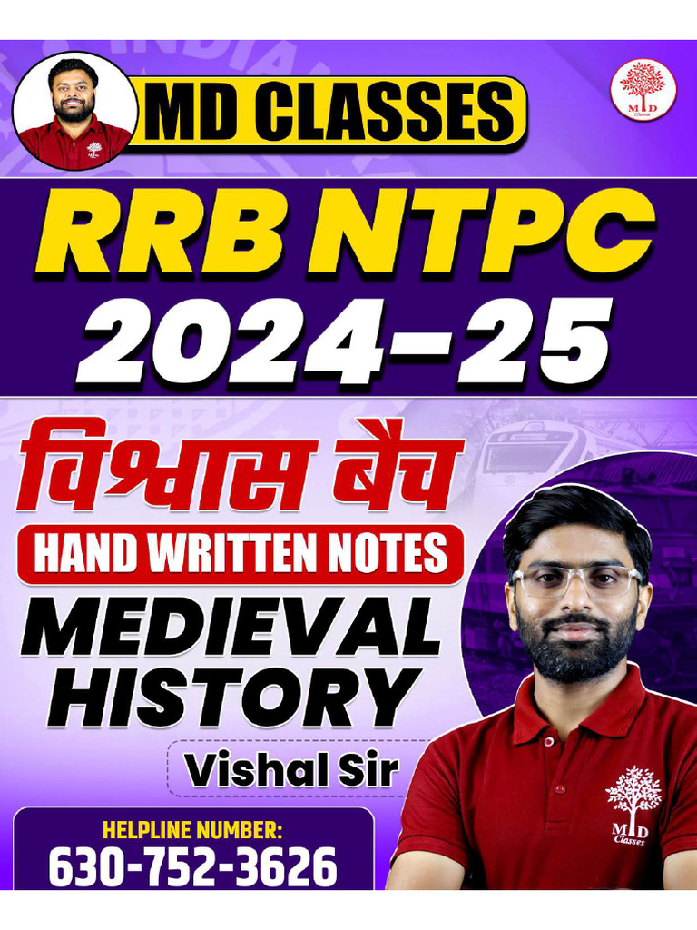 Medieval Histroy by MD CLASSES | PDF