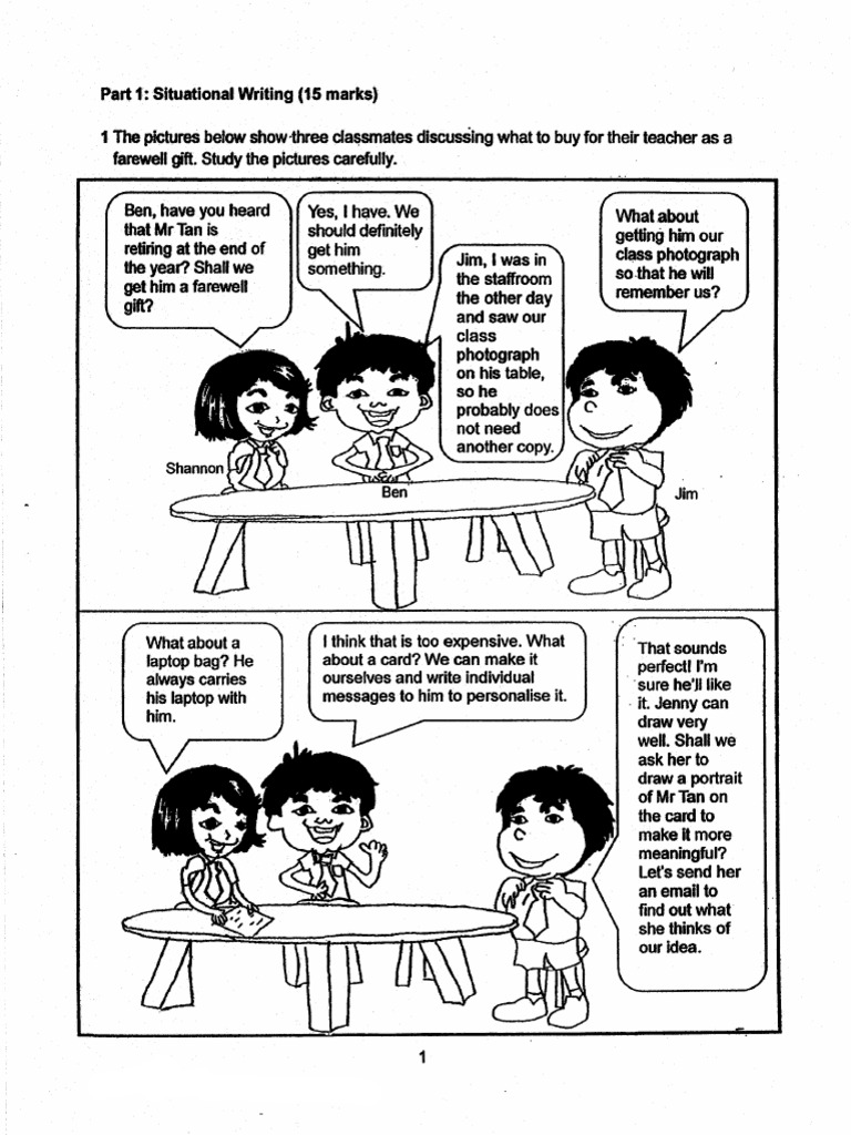 Worksheets from SG Test Paper | PDF