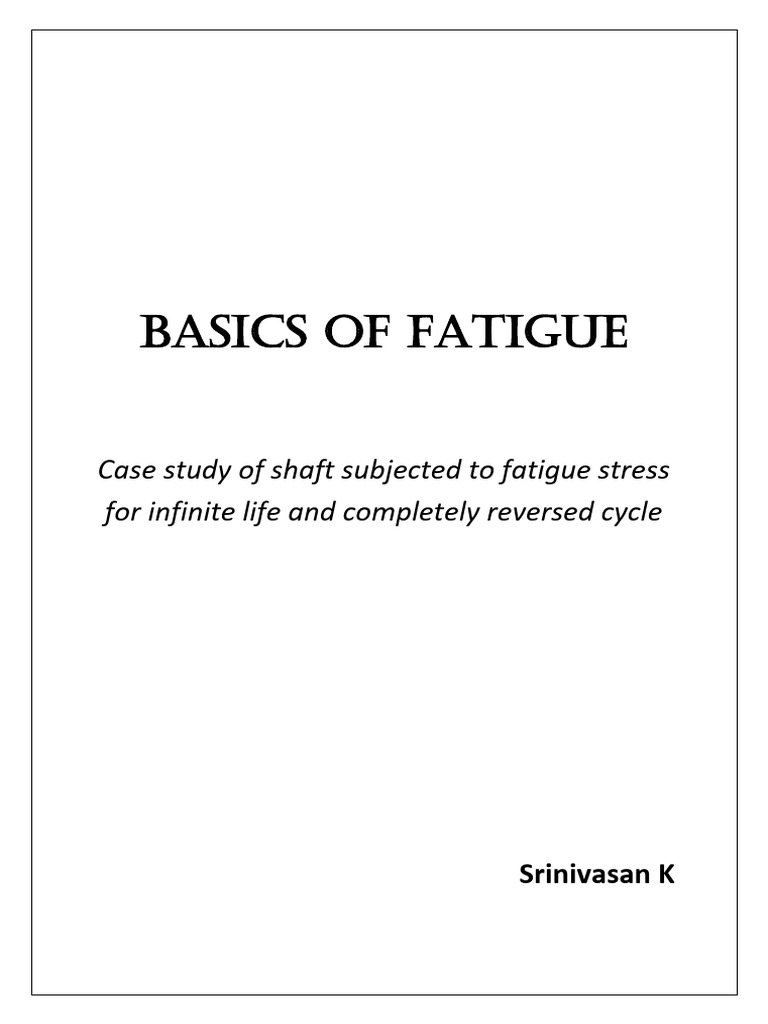 Fatigue Failure in Shaft Design | PDF | Fatigue (Material) | Strength ...