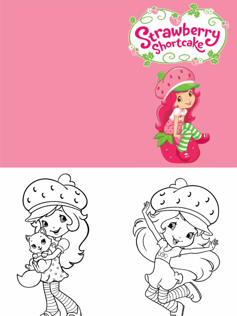 Coloring Book - Strawberry Shortcake | PDF