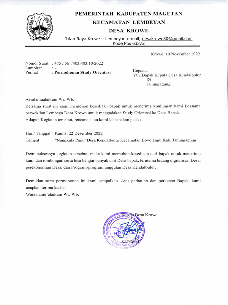 Permohonan Study 0001 | PDF