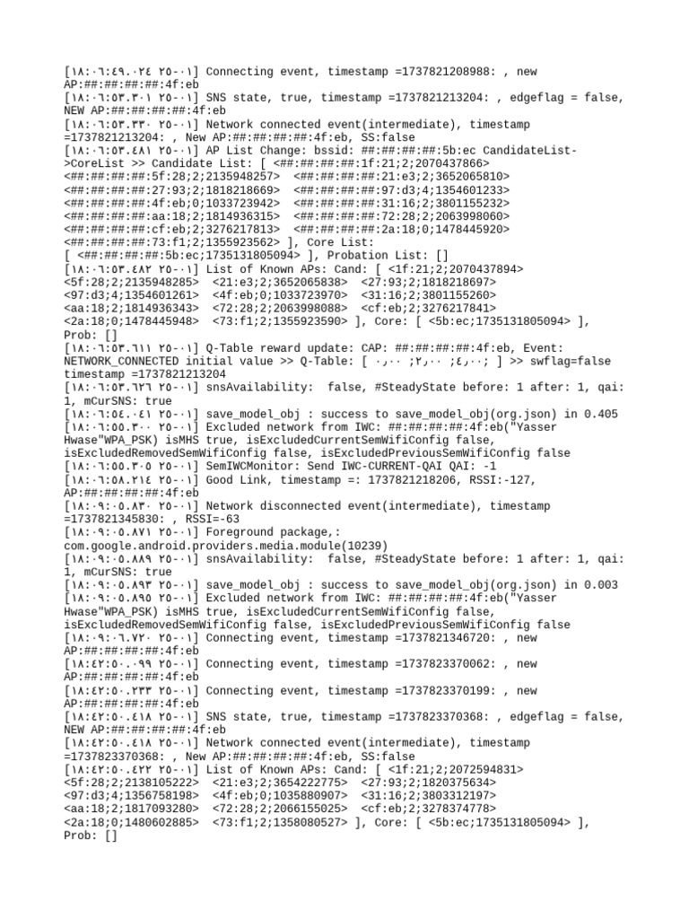 Network Connection Events Log | PDF | Computer File Formats | Computer ...