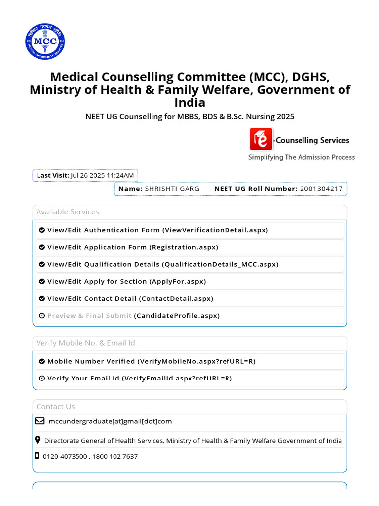 Online Counselling System | PDF