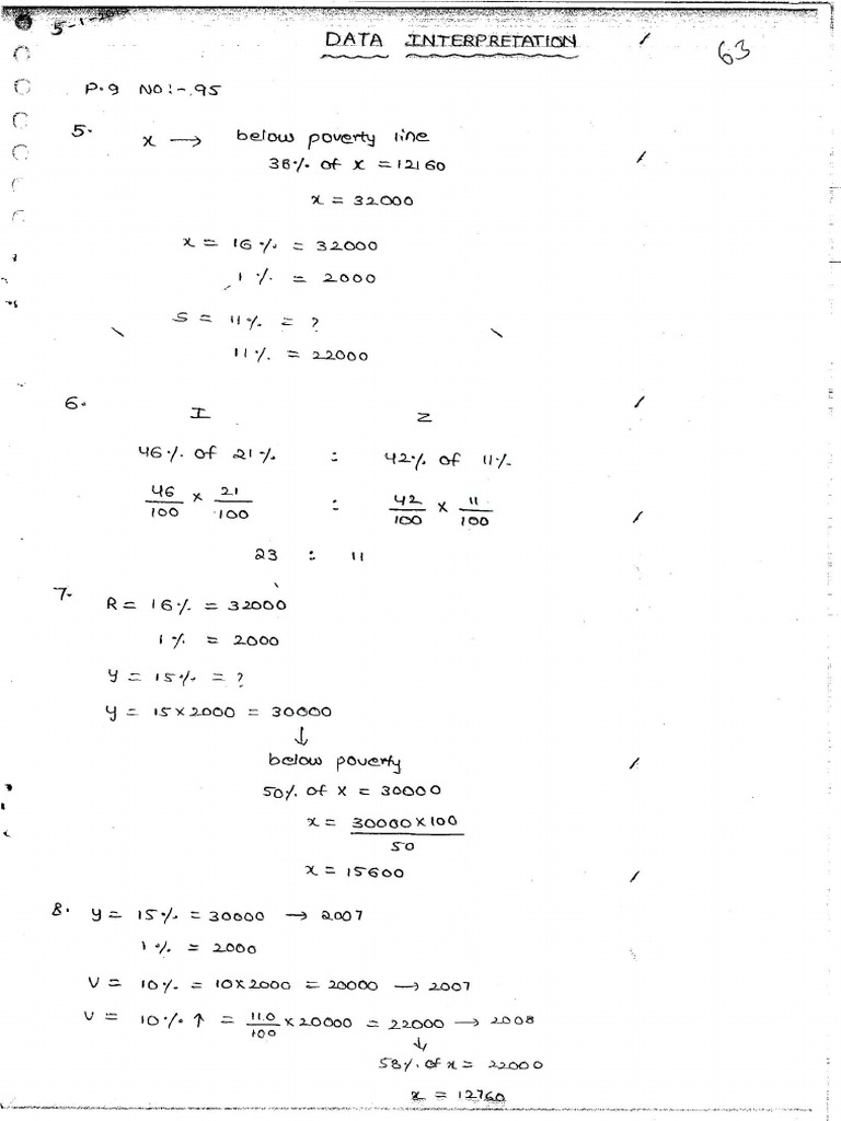 CHap 18 Data Interpretation | PDF